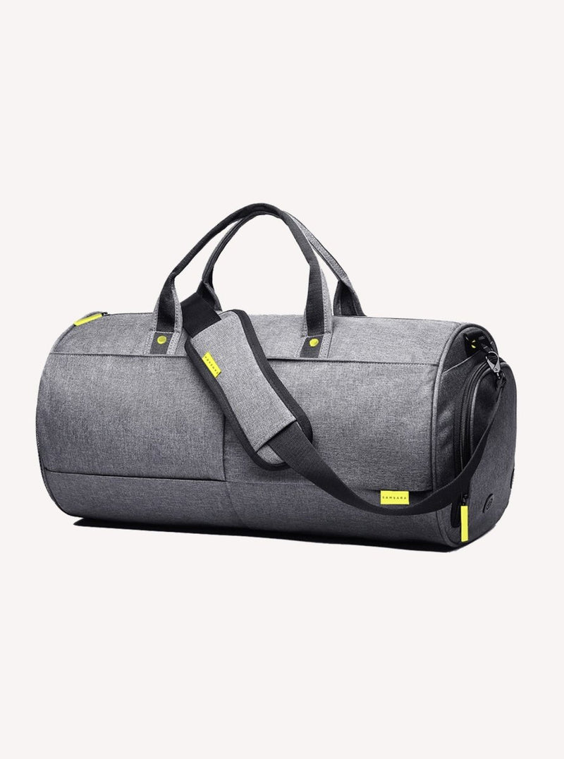 Gray Smart Weekender Duffel Bag | Samsara Luggage